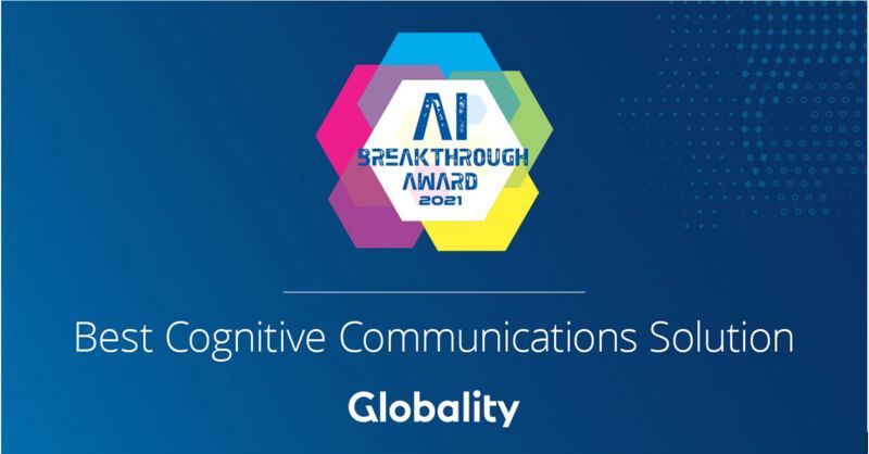Globality Wins “Best Cognitive Communications Solution” at 2021 AI Breakthrough Awards